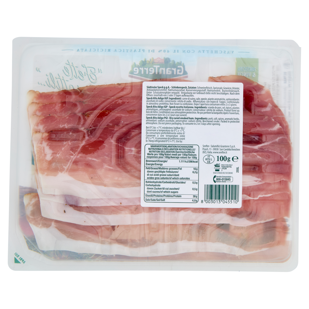 Senfter Speck Alto Adige IGP 100 g | Carrefour