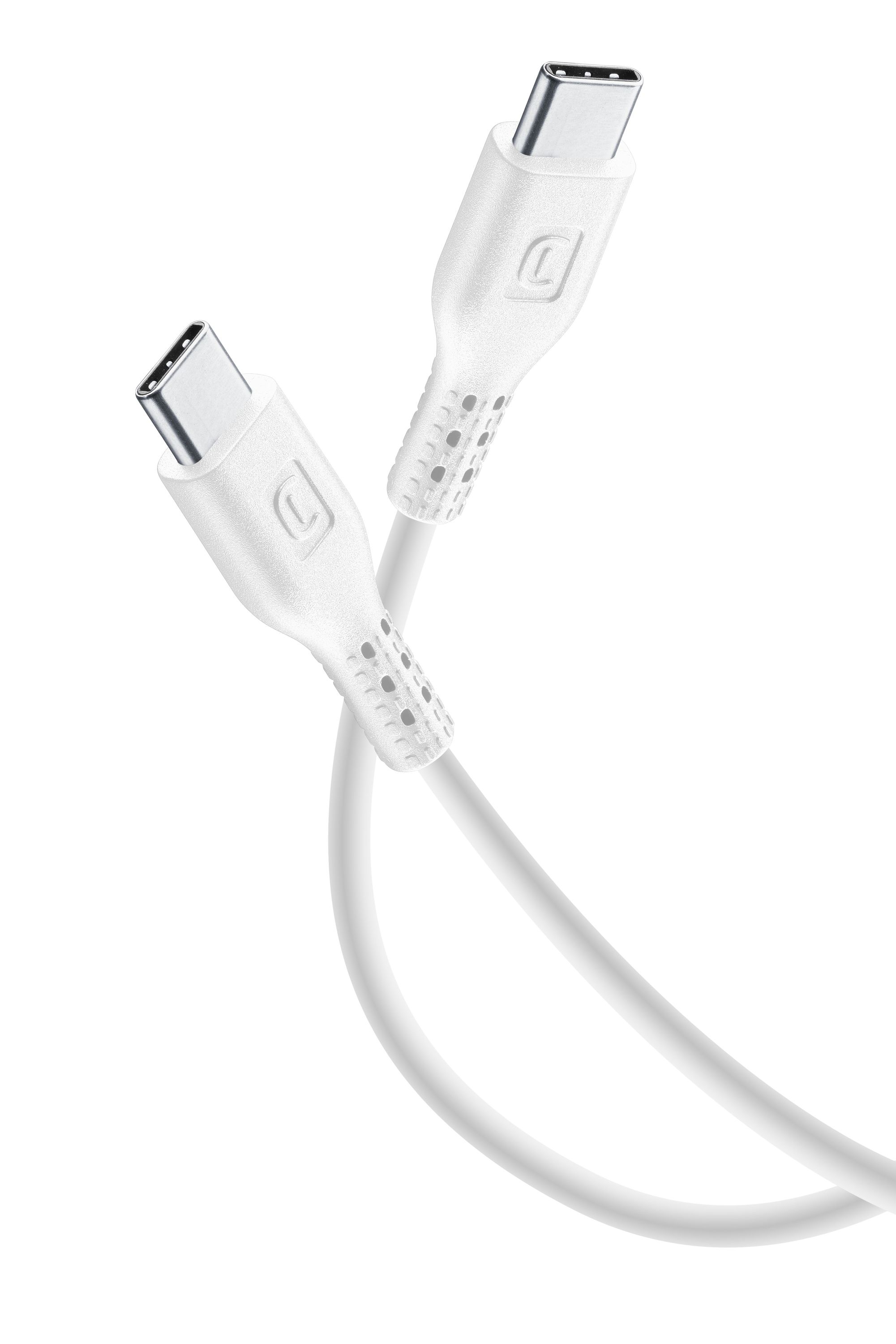 Cellularline Power Cable 60cm - USB-C to USB-C Cavo USB-C to USB-C per ricarica e trasferimento ...