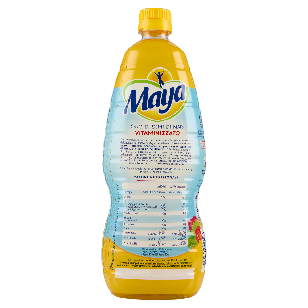 Maya Olio di Semi di Mais Vitaminizzato 1 l | Carrefour