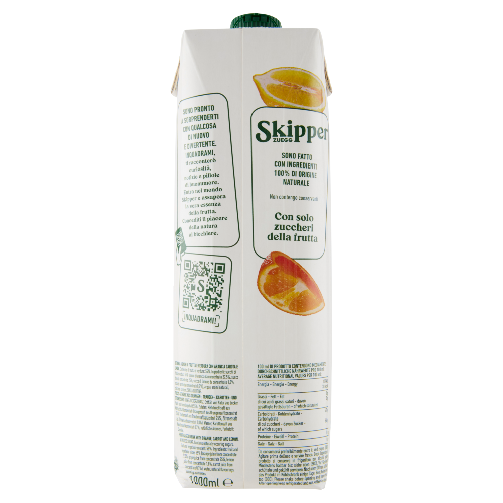 Zuegg Skipper ACE Senza zuccheri aggiunti* 1000 ml | Carrefour