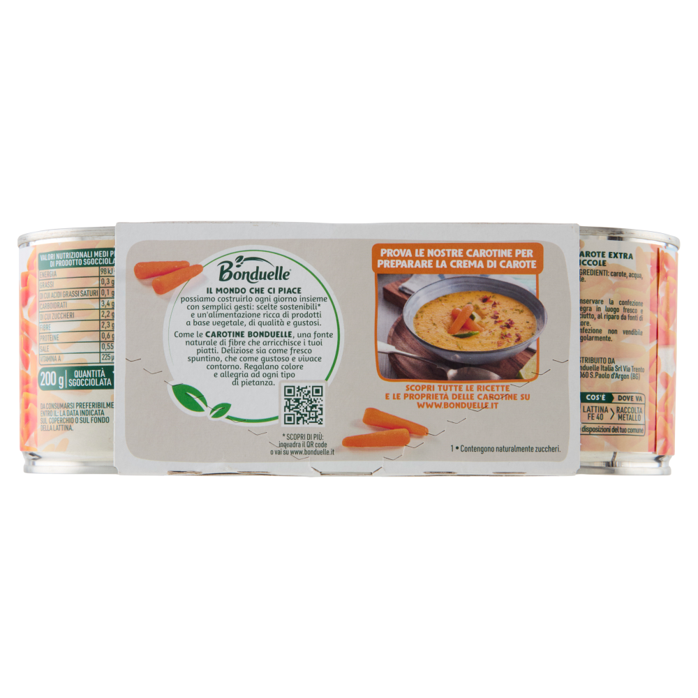 Bonduelle Carotine Primizia 3 x 200 g | Carrefour
