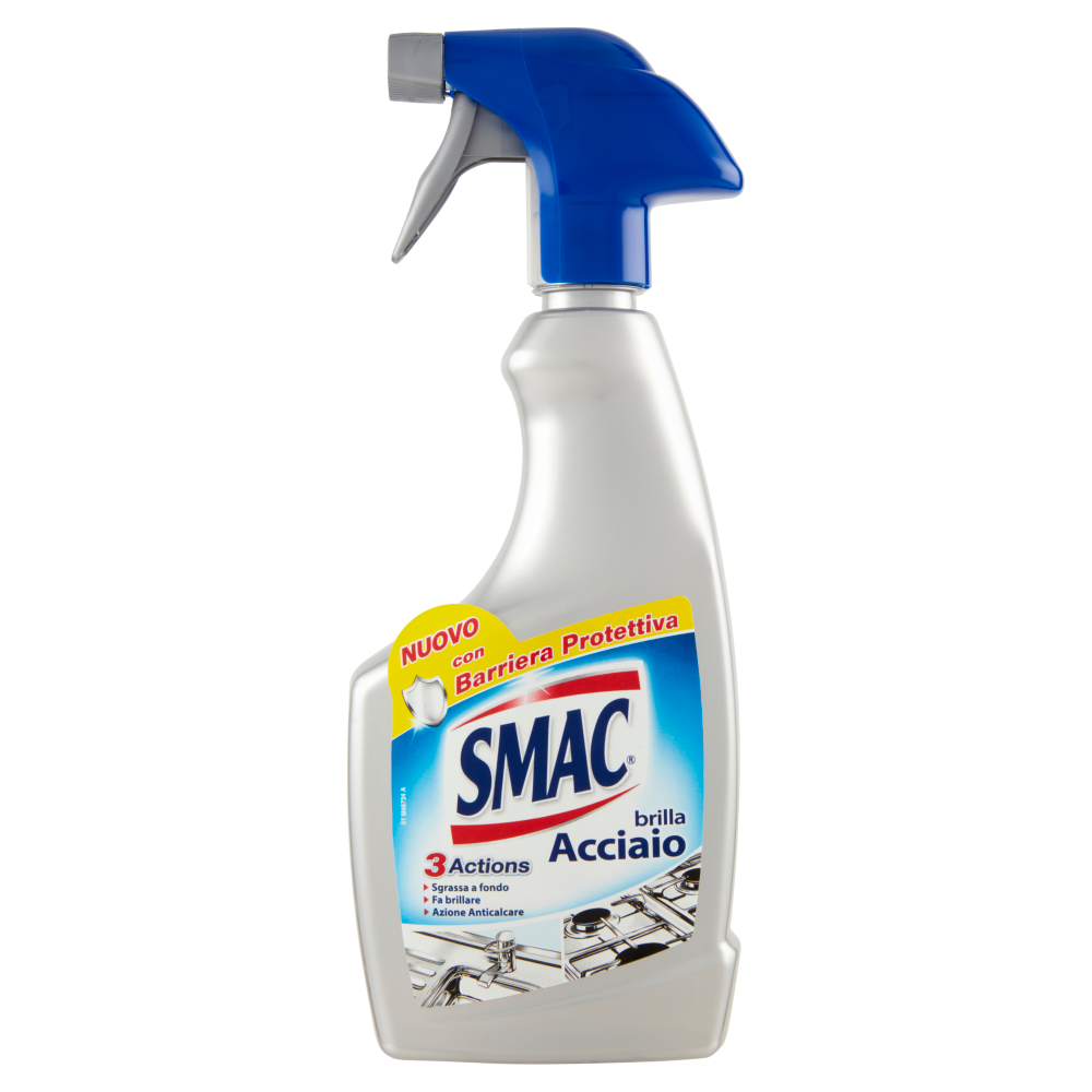 Smac - Brilla Acciaio Spray, Detergente per Superfici in Acciaio ...