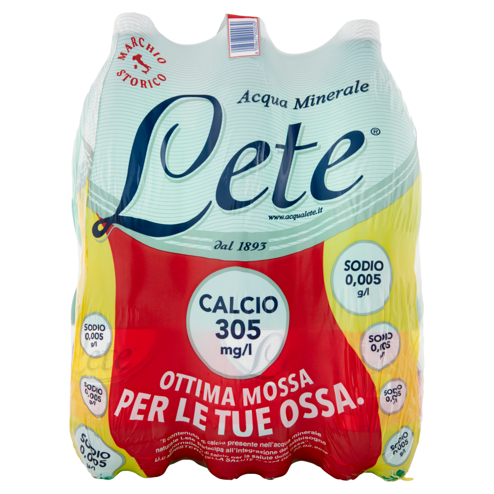Lete Acqua Minerale 6 x 1,5 l | Carrefour