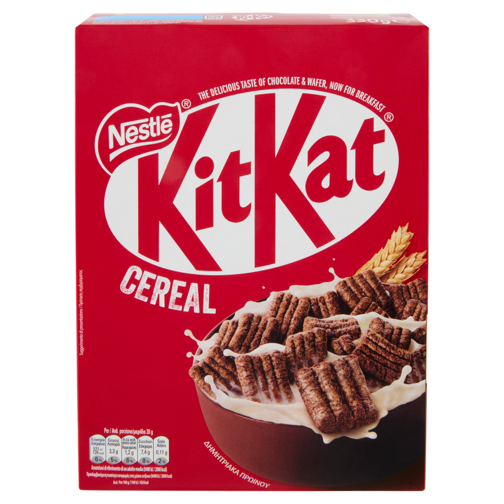 NESTLÉ KITKAT Cereali Gusto Cioccolato e Wafer 330 g | Carrefour