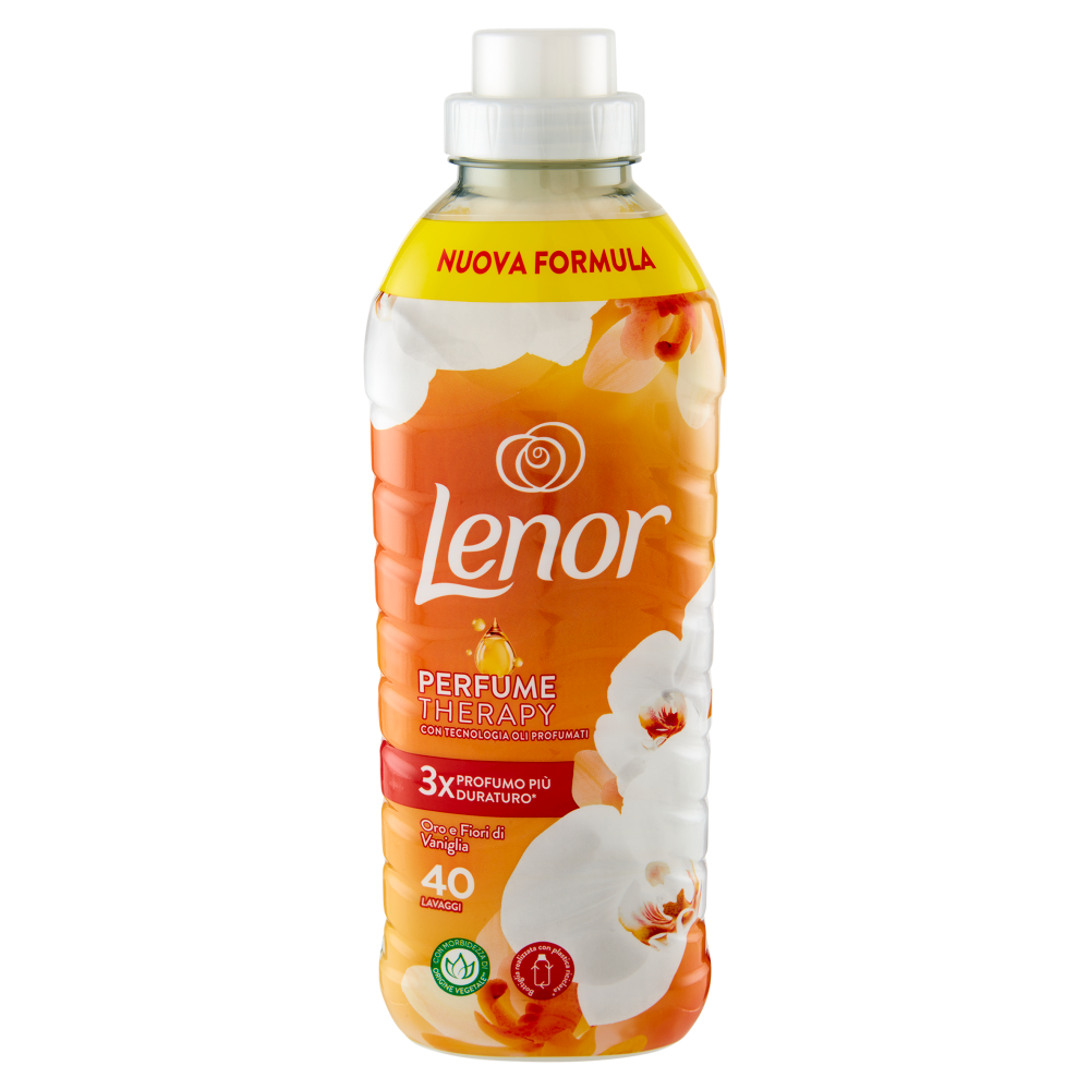 Lenor Ammorbidente Lavatrice Concentrato, Oro e Fiori di Vaniglia, 40 ...