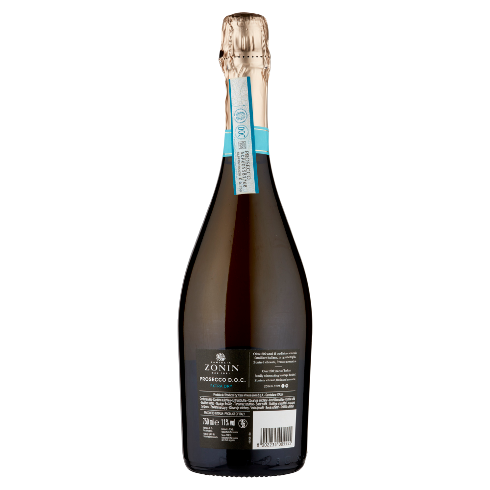 Zonin Prosecco D.O.C. Extra Dry 750 ml | Carrefour