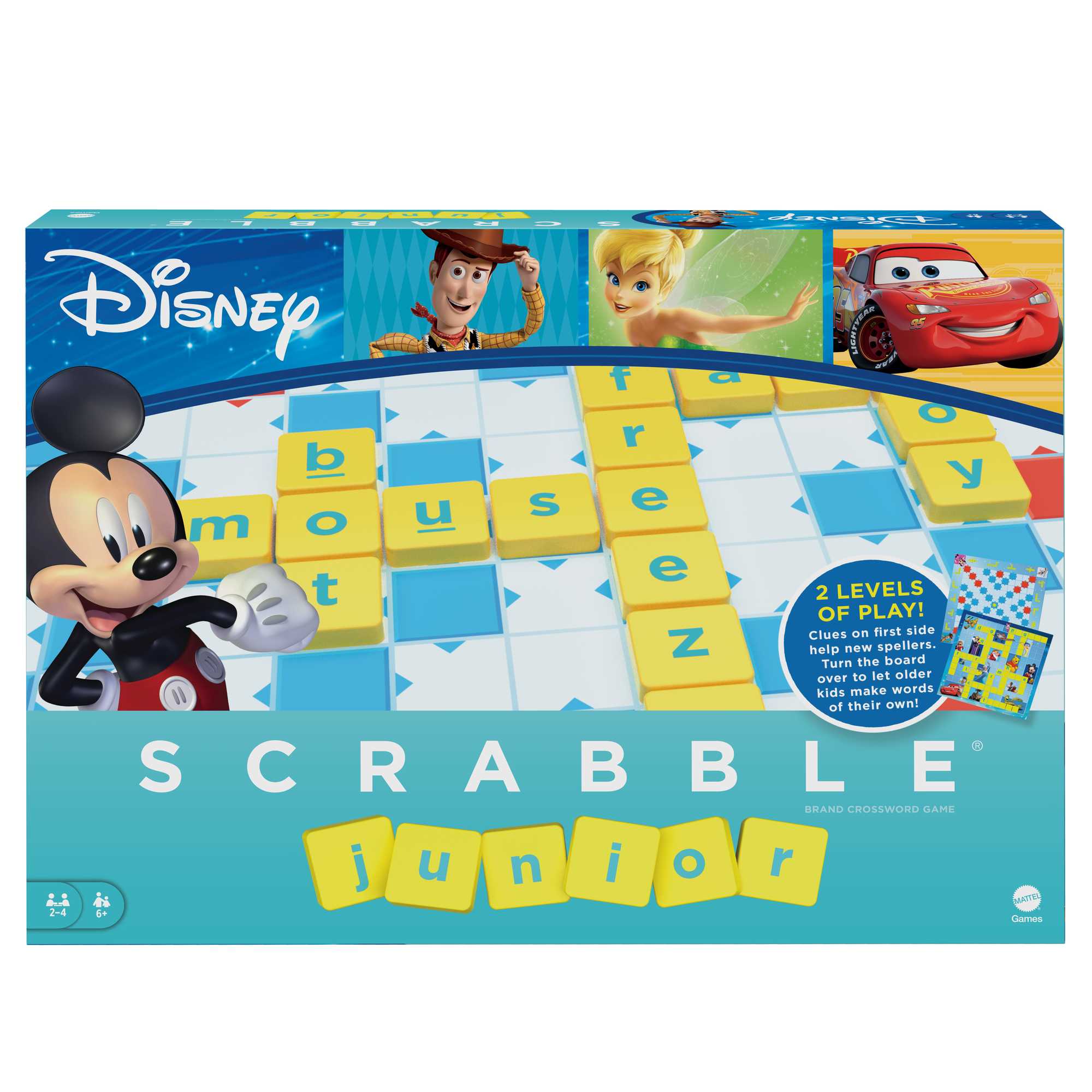Games Scrabble Junior Disney, Il Gioco da Tavolo delle Parole Crociate ...