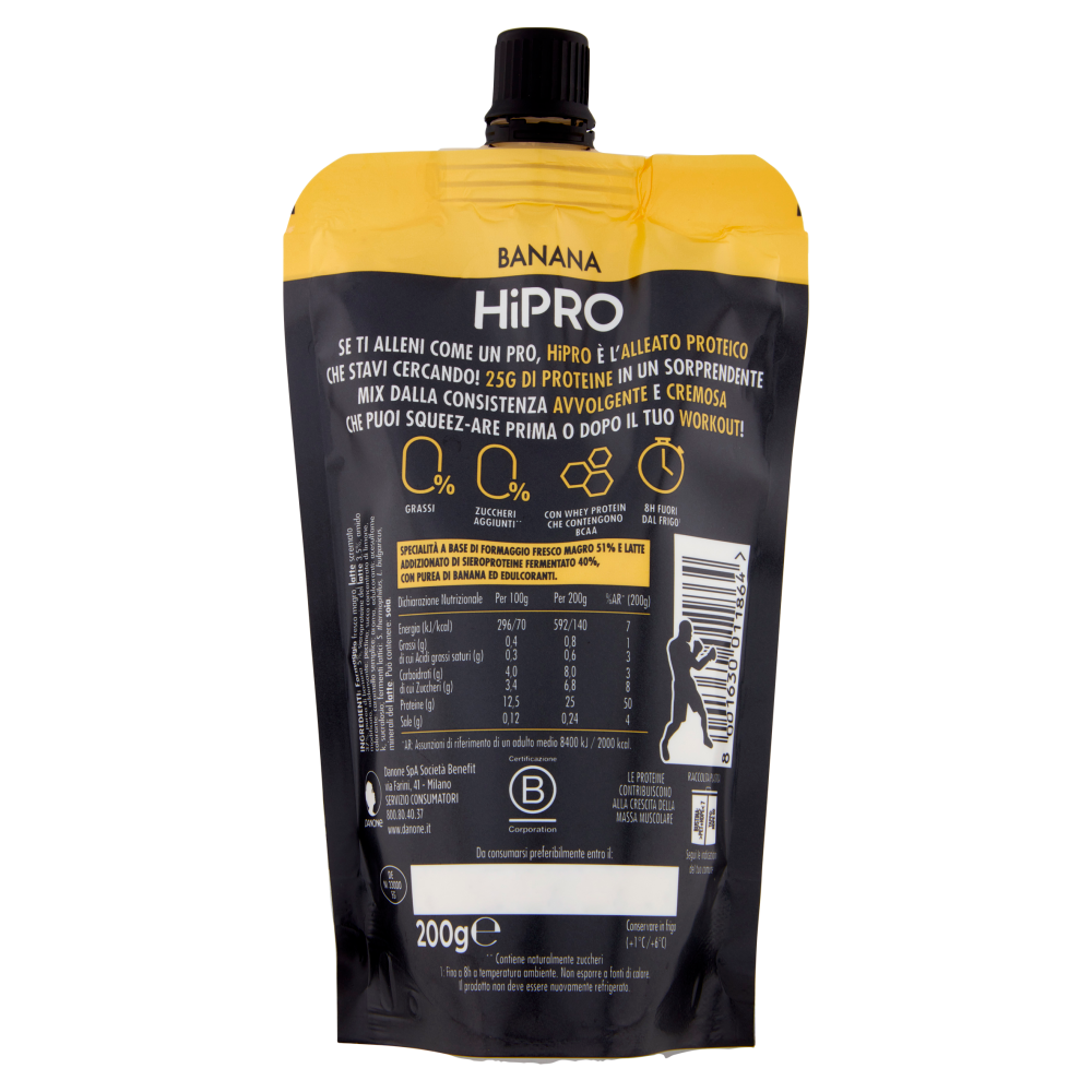 HiPRO 25g Proteine Pouch Cremosa Banana 200 g | Carrefour