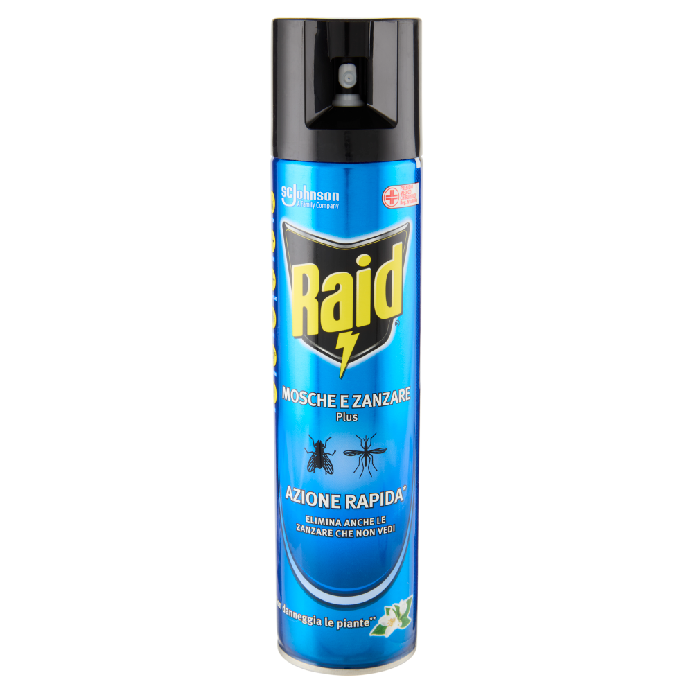 Raid Mosche e Zanzare Spray Insetticida, Antizanzare e Antimosche ...