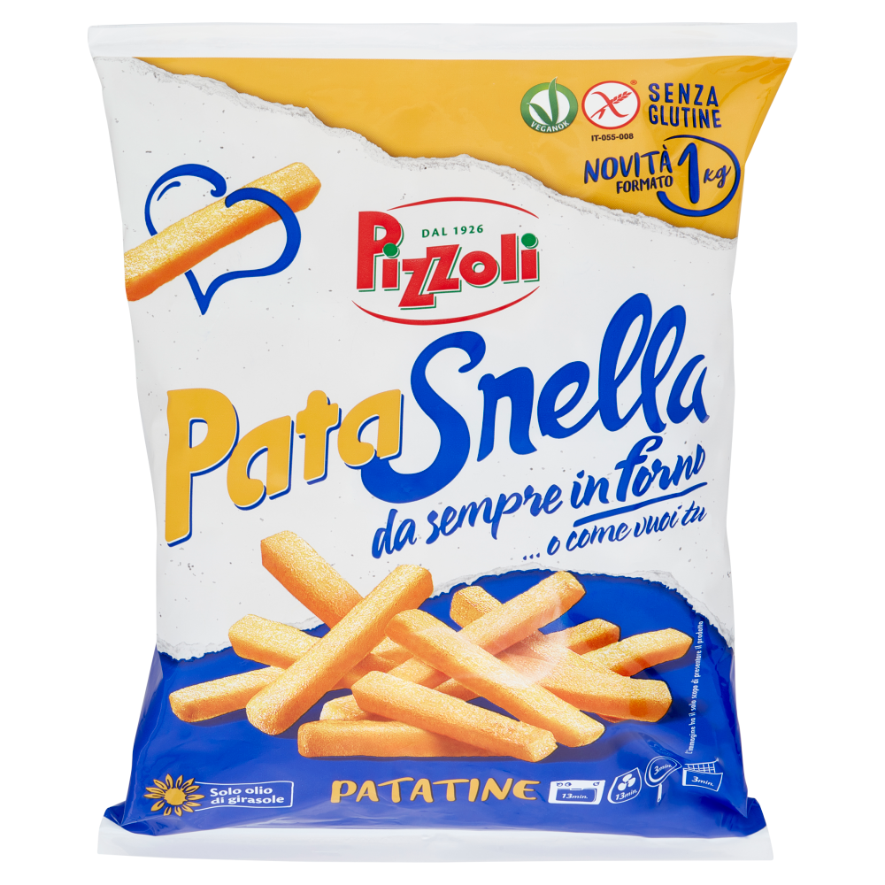 Pizzoli PataSnella Patatine 1 Kg | Carrefour