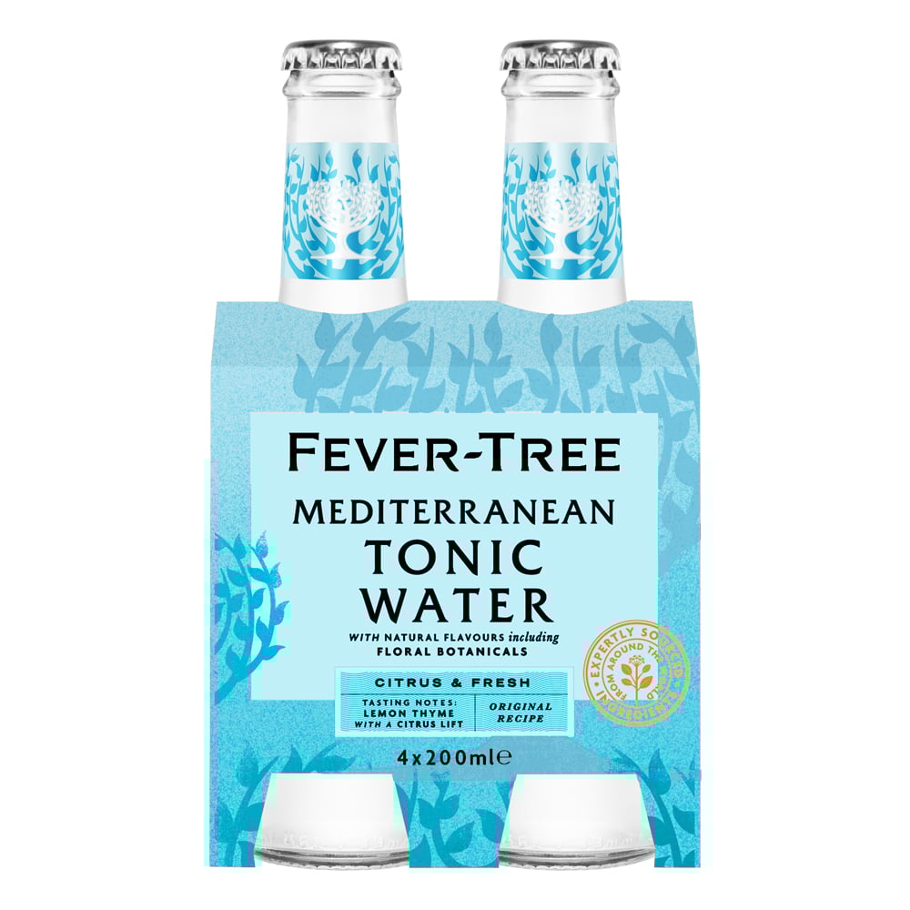 Fever Tree, Mediterranean Tonic Water 4x20 cl | Carrefour