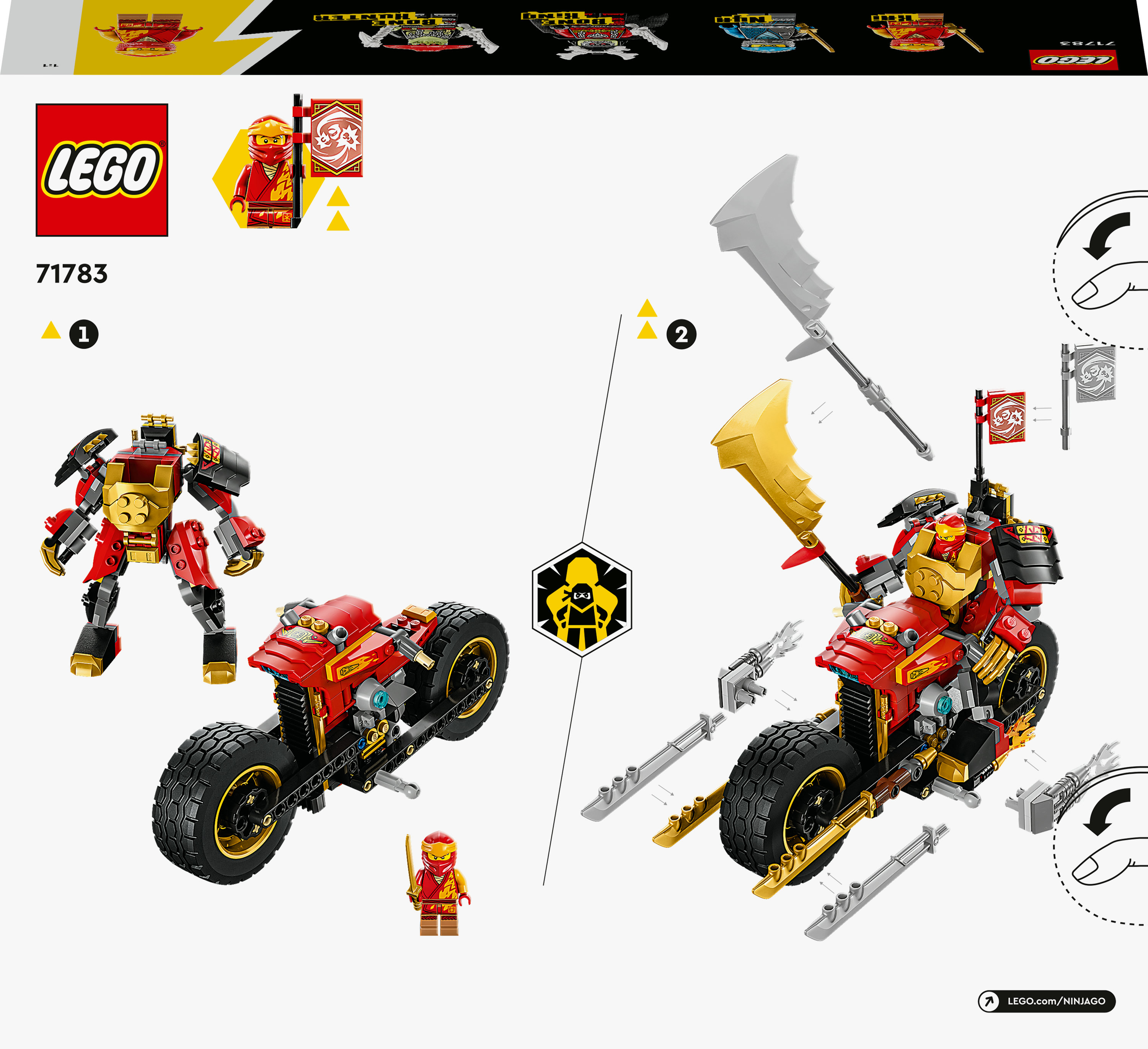 LEGO NINJAGO Mech Rider di Kai - EVOLUTION | Carrefour