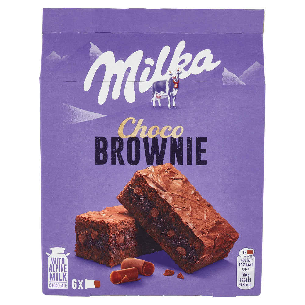 Milka Choco Brownie, merendina al cioccolato al latte - 6x25g | Carrefour