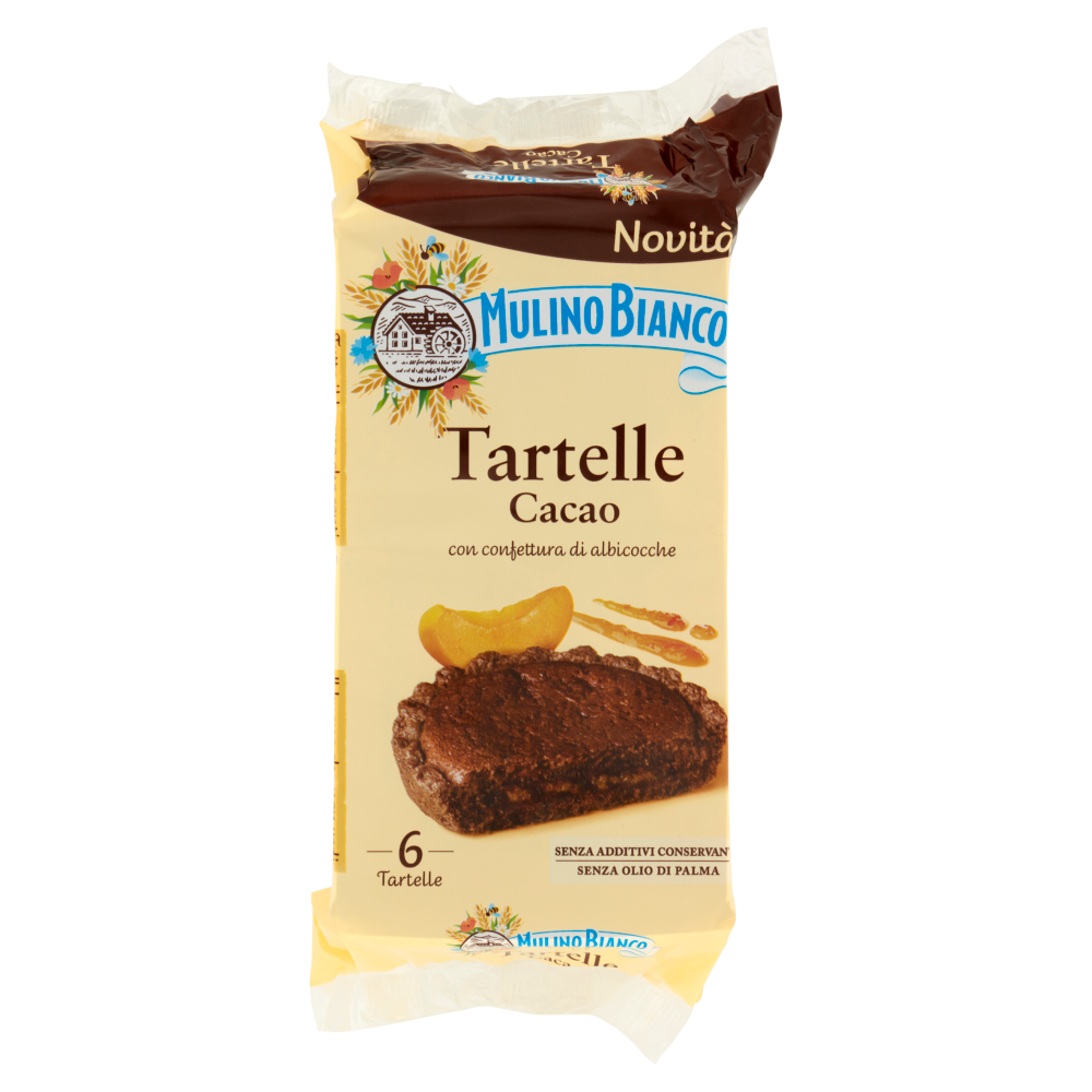 Mulino Bianco Tartelle Cacao con confettura di albicocche 6 pezzi 288g | Carrefour
