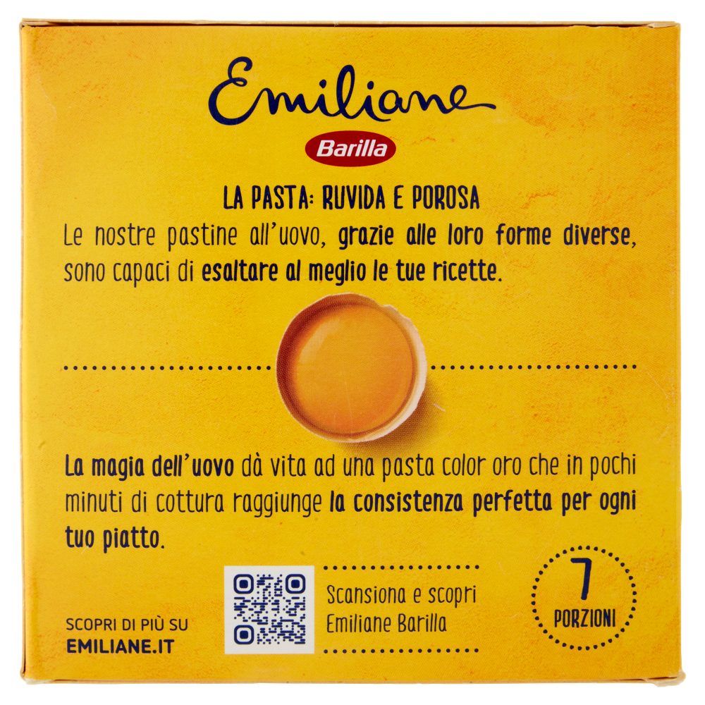 Barilla Emiliane Grattoni Pasta all'Uovo 275g | Carrefour
