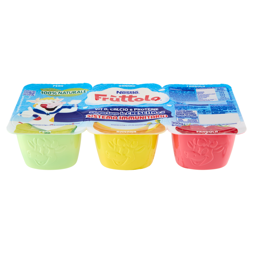 NESTLÉ FRUTTOLO Pera - Banana - Fragola 6x50g | Carrefour