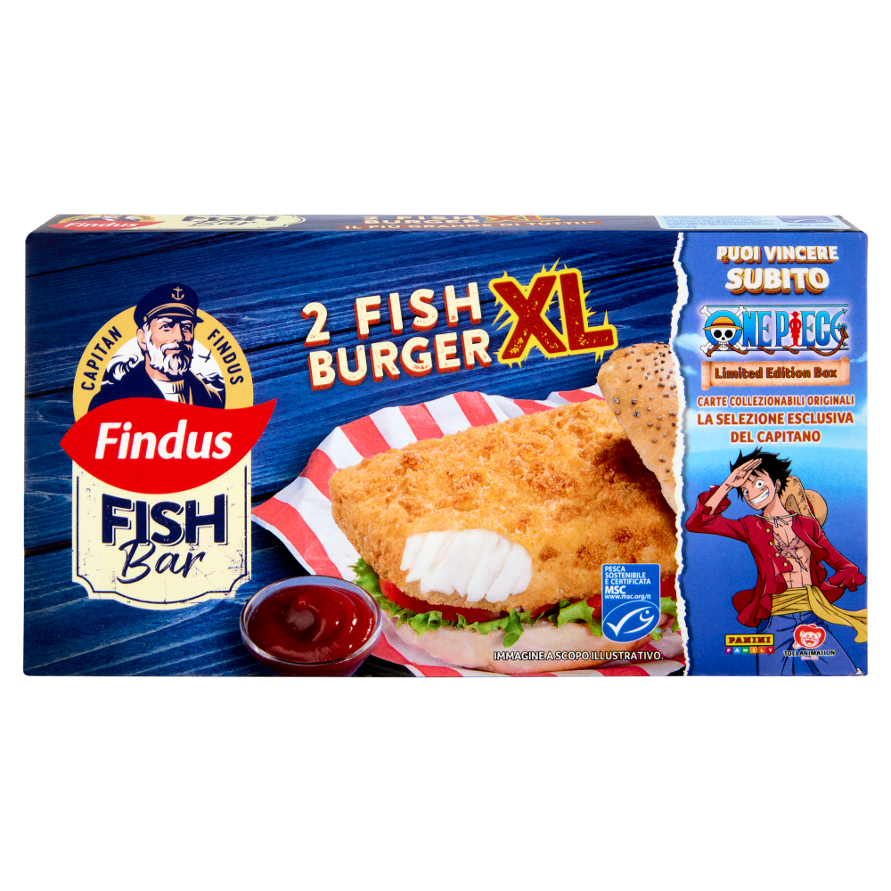 Capitan Findus Fish Bar 2 Fish Burger XL 270 g | Carrefour