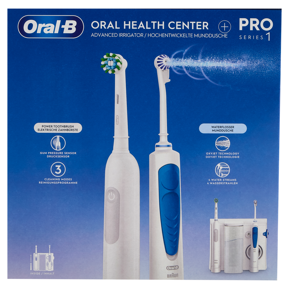 Oral-B Oral Health Center + Spazzolino Elettrico Denti Ricaricabile Pro Series 1 | Carrefour
