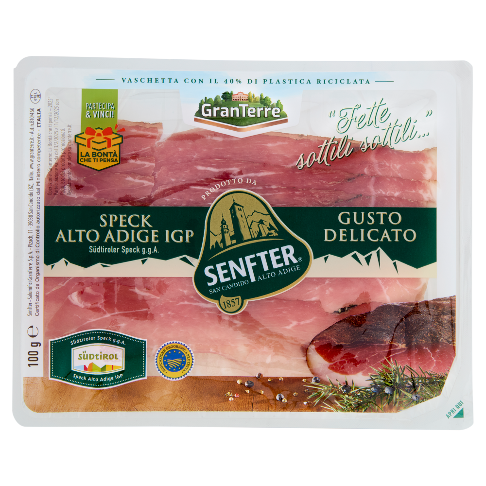 Senfter Speck Alto Adige IGP 100 g | Carrefour
