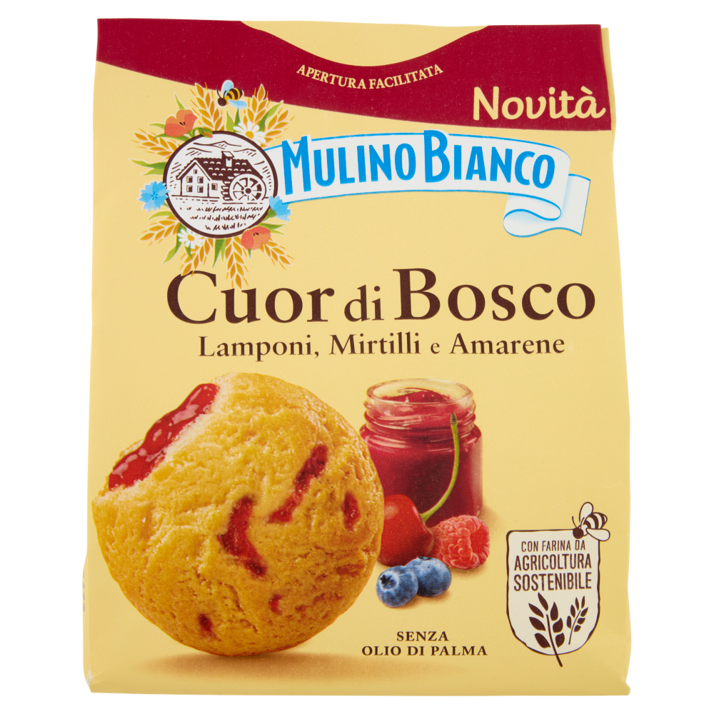 Cuor di Bosco Mulino Bianco con Lamponi e Mirtilli | Carrefour