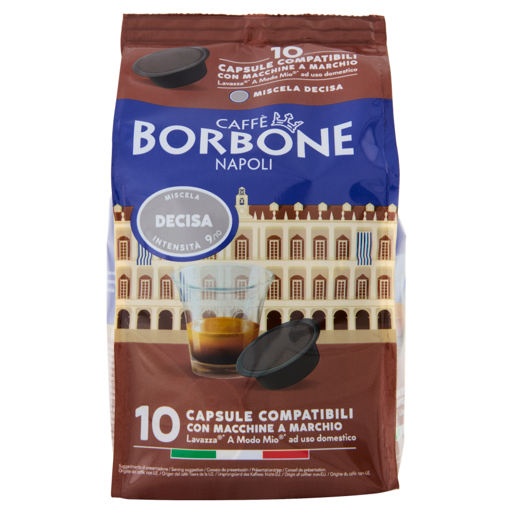 Caffè Borbone Miscela Decisa Capsule Compatibili Lavazza* A modo Mio ...