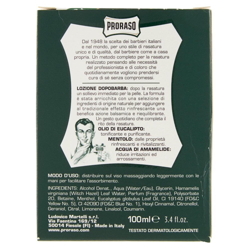 Proraso Lozione Dopobarba Rinfrescante 100 ml | Carrefour