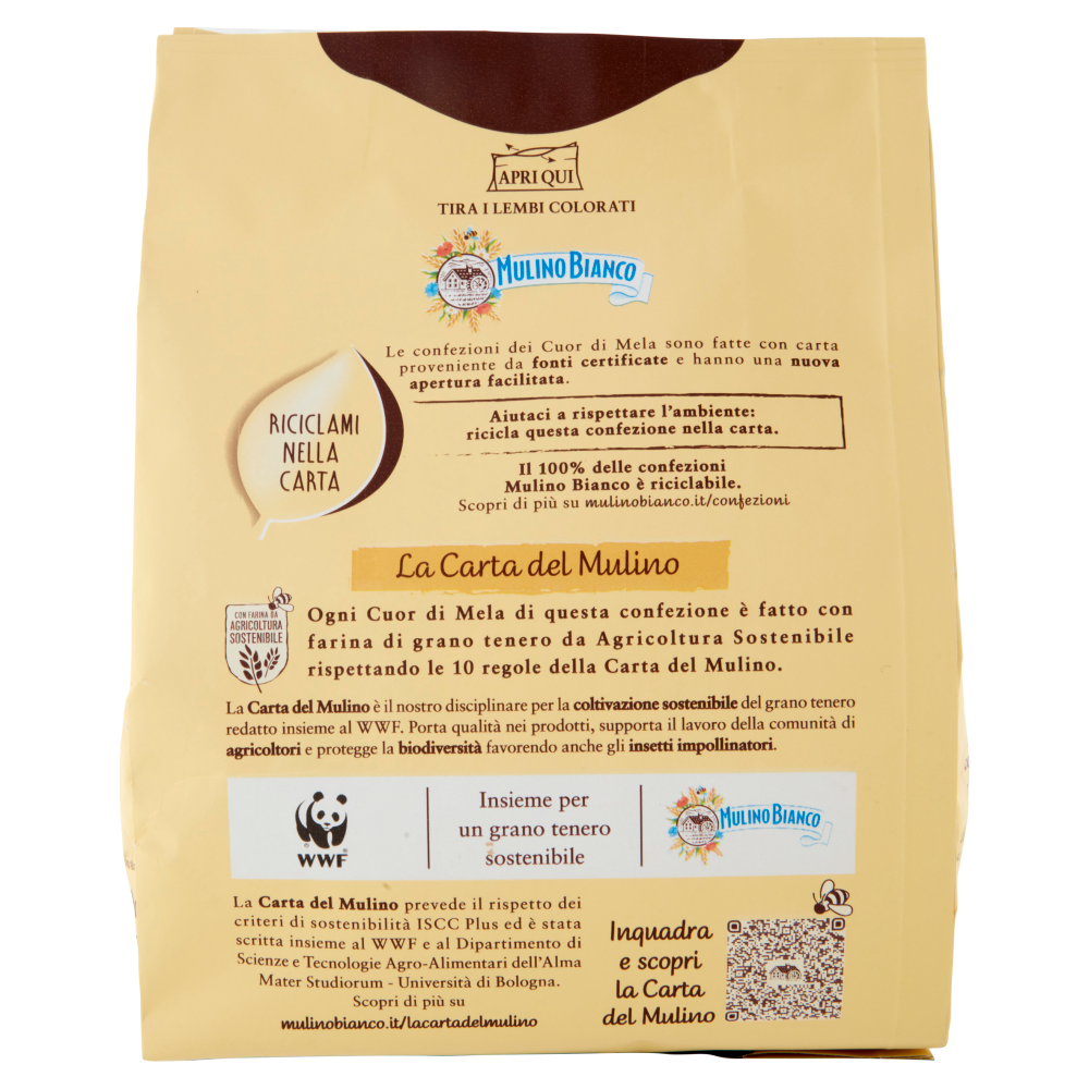 Mulino Bianco Cuor di Mela Biscotti con Mele 100% Italiane 300g | Carrefour