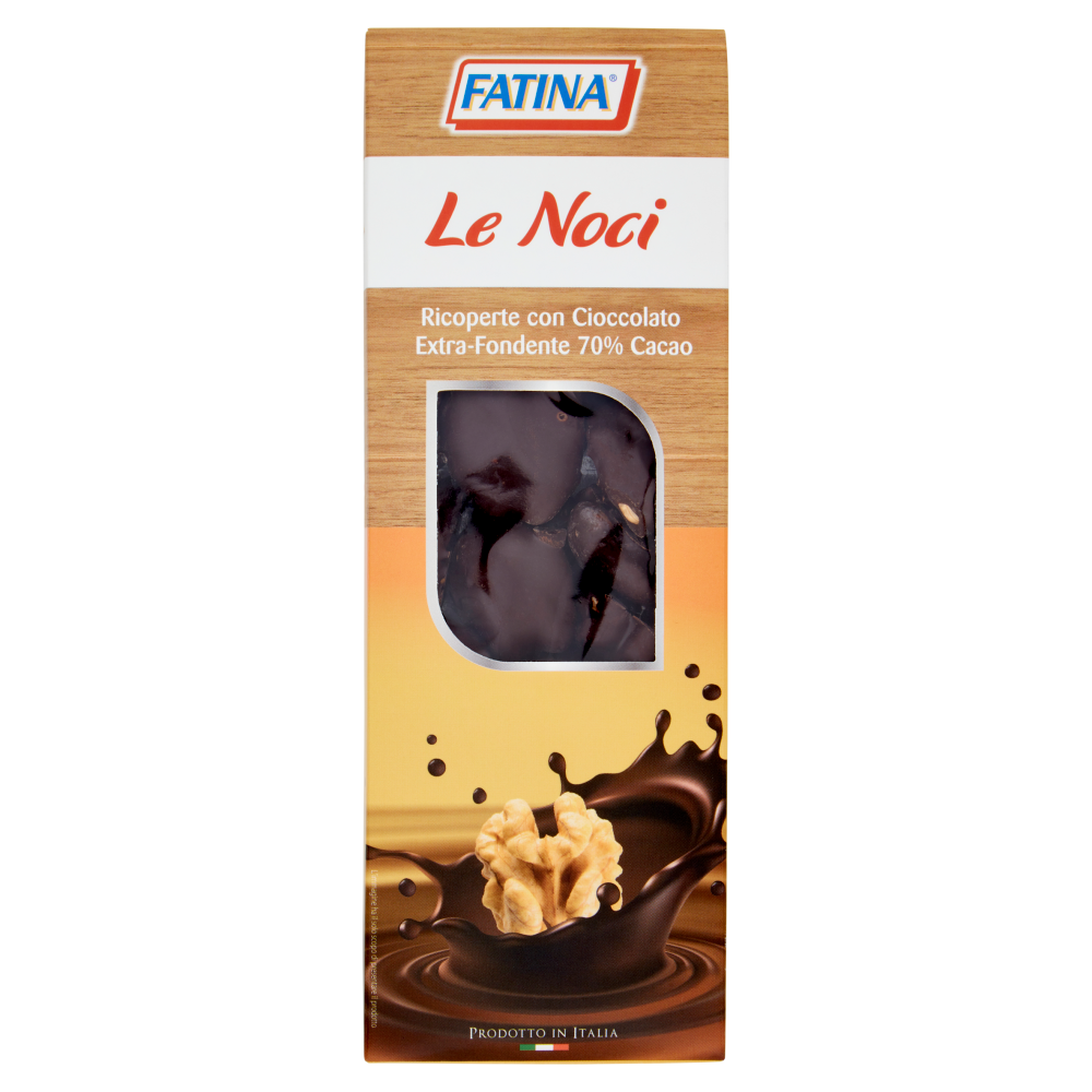 Fatina le Noci Ricoperte con Cioccolato Extra-Fondente 70% Cacao 180 g | Carrefour