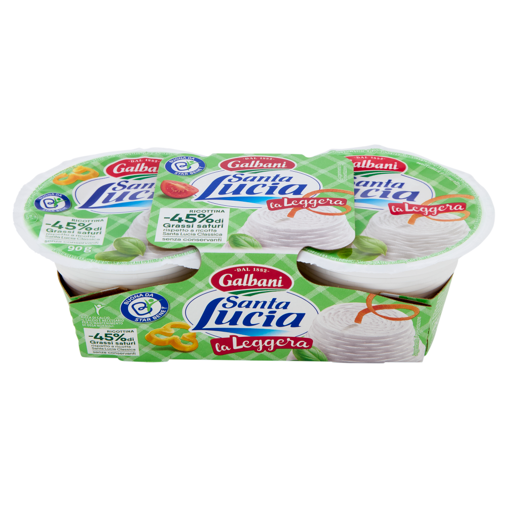 Galbani Santa Lucia Ricottina la Leggera 2 x 90 g | Carrefour