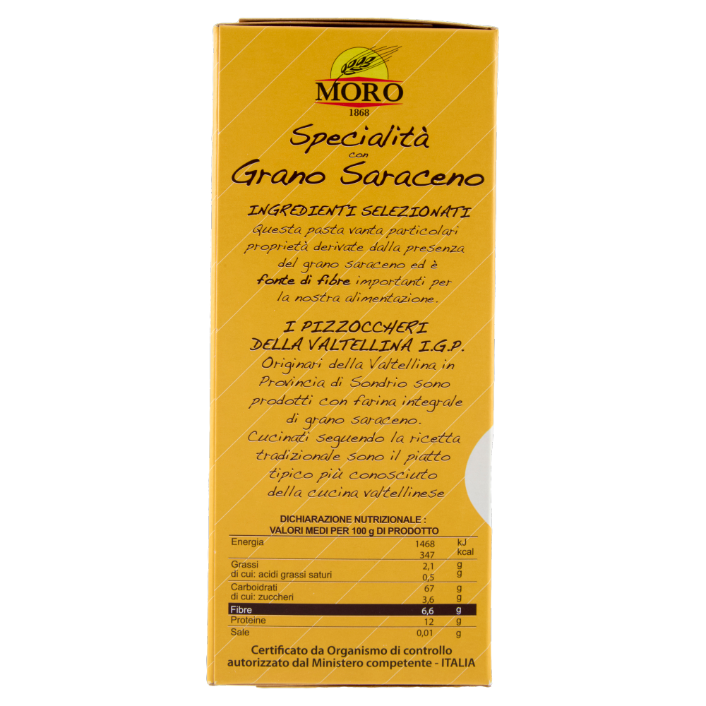 Moro Pizzoccheri della Valtellina I.G.P. 500 g | Carrefour
