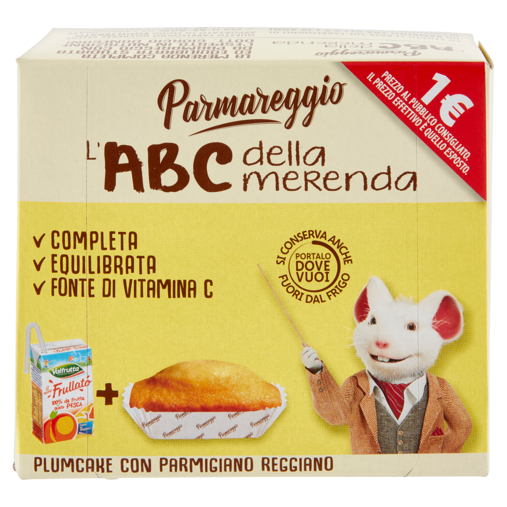 Parmareggio l'ABC della merenda Plumcake con Parmigiano Reggiano ...