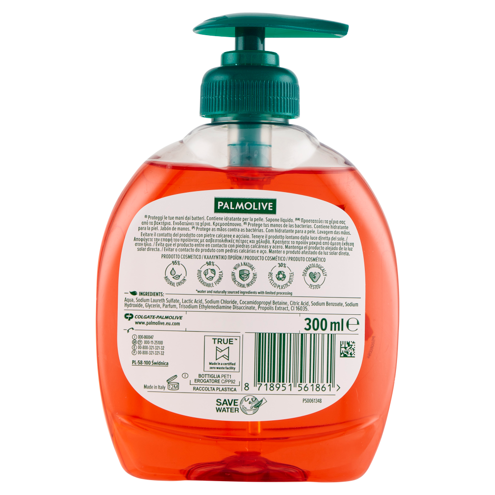 Palmolive sapone liquido Hygiene Plus protettivo antibatterico 300 ml ...