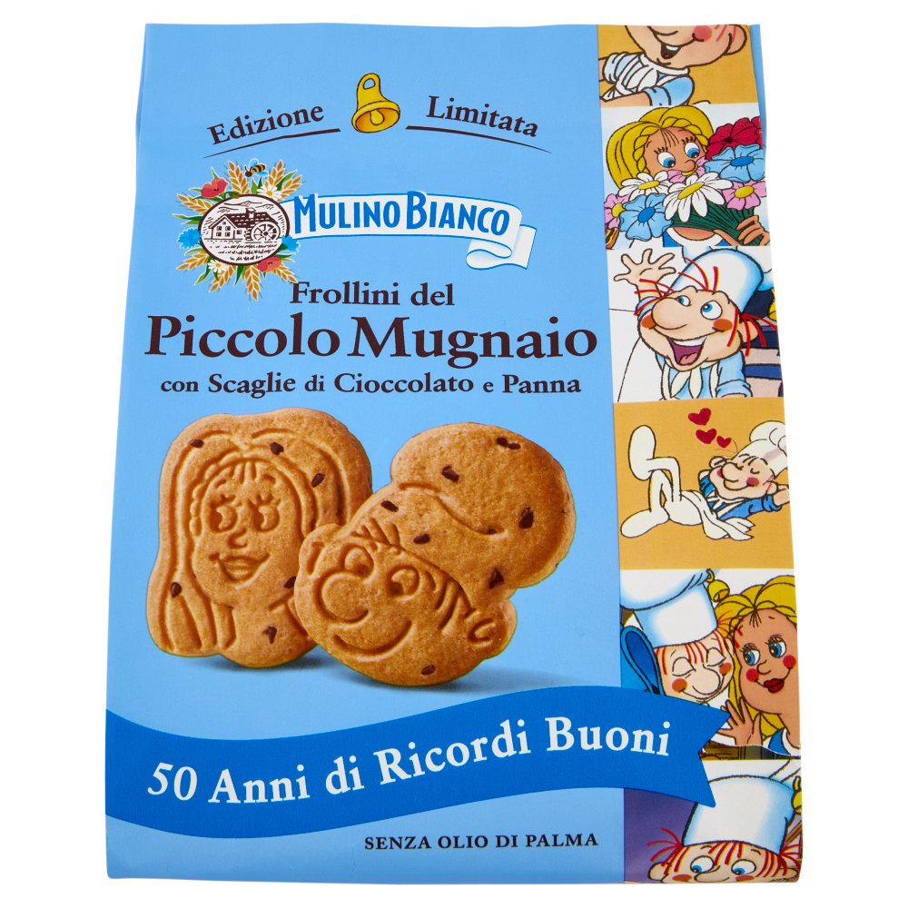 Mulino Bianco Frollini del Piccolo Mugnaio Biscotti con Cioccolato e ...