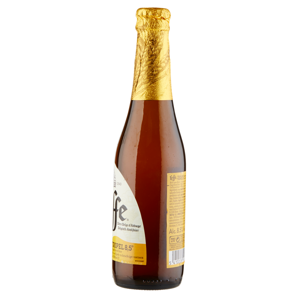 LEFFE TRIPLE Birra dorata belga d'abbazia doppio malto non filtrata ...