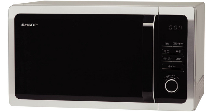 Sharp Home Appliances R-752IN forno a microonde Nero, Argento Microonde combinato Superficie ...