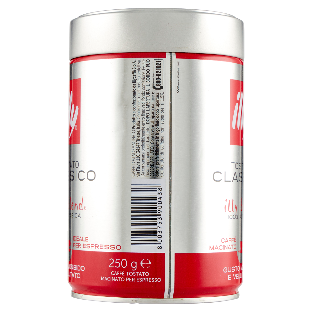 illy Tostato Classico Caffè Macinato Ideale per Espresso 250 g | Carrefour