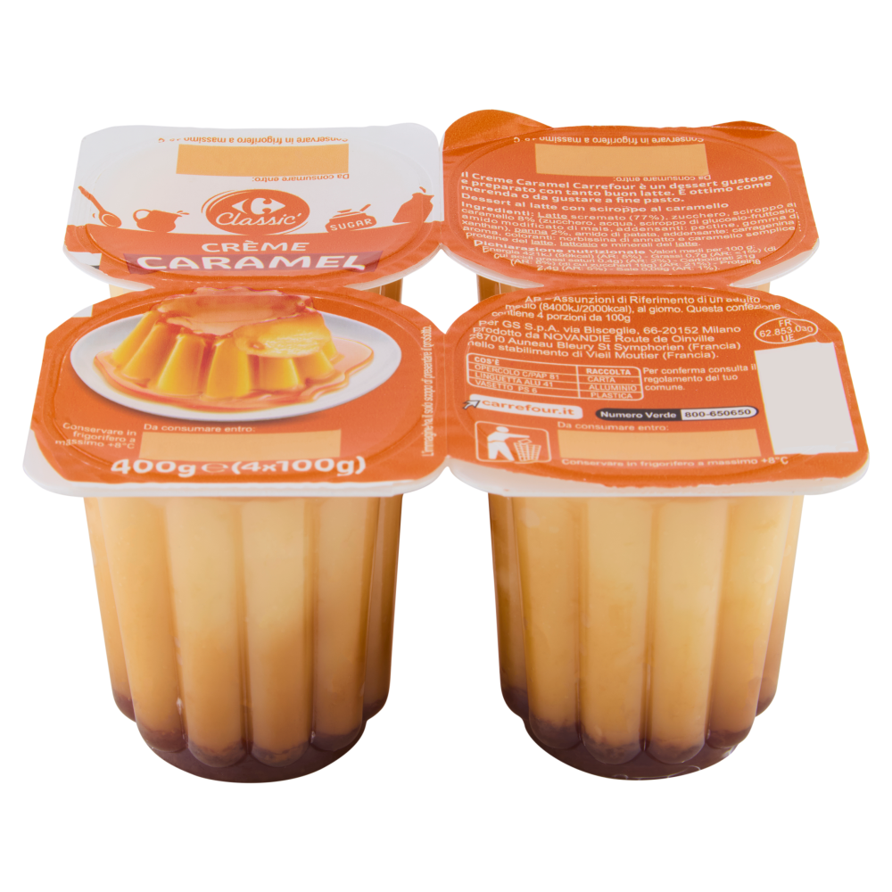 Carrefour Classic Crème Caramel 4 x 100 g | Carrefour