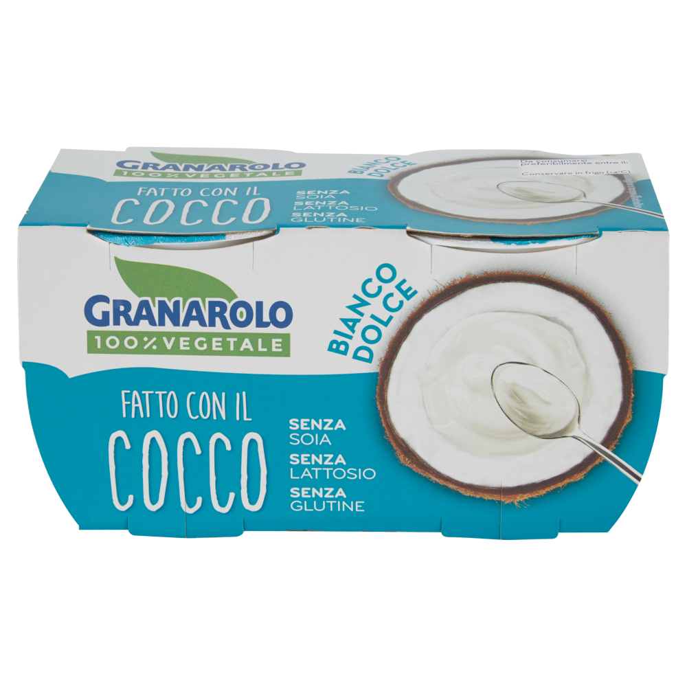 Granarolo 100% Vegetale Fatto con il Cocco Bianco Dolce 2 x 125 g ...