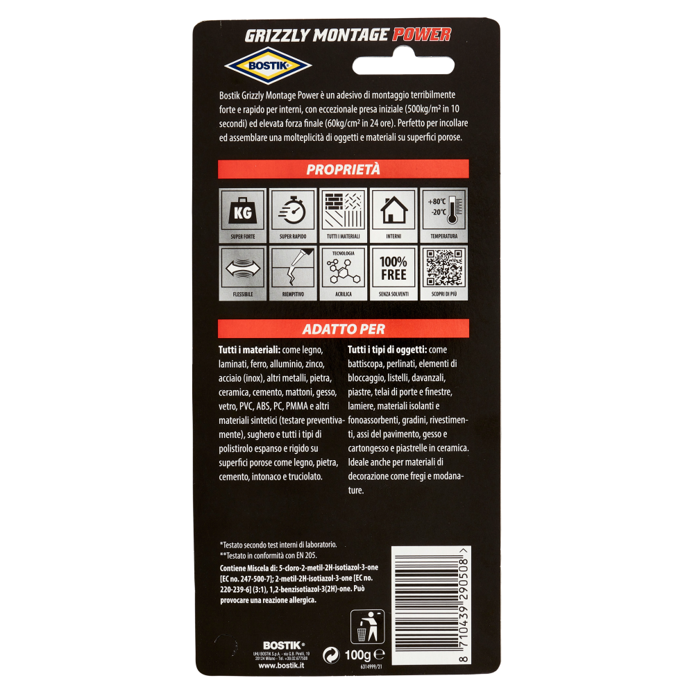 Bostik Grizzly Montage Power 100 g | Carrefour