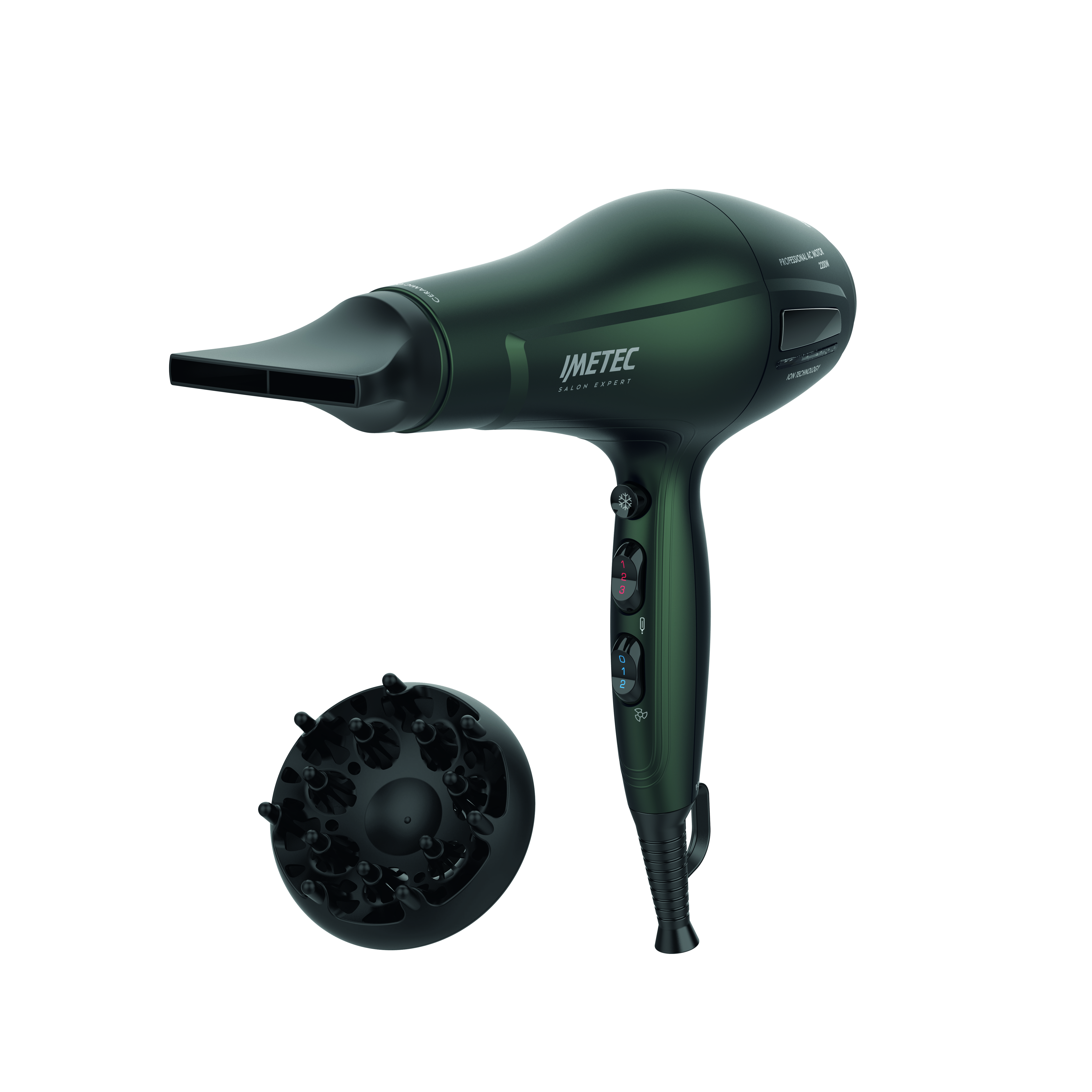 Imetec Salon Expert P3 3600 asciuga capelli 2200 W Verde | Carrefour
