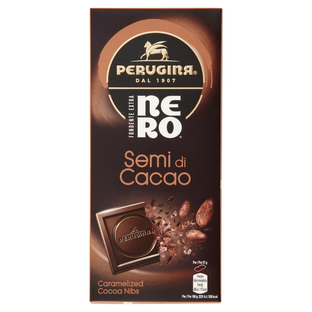 PERUGINA Nero Fondente Extra Semi di Cacao Tavoletta Cioccolato ...