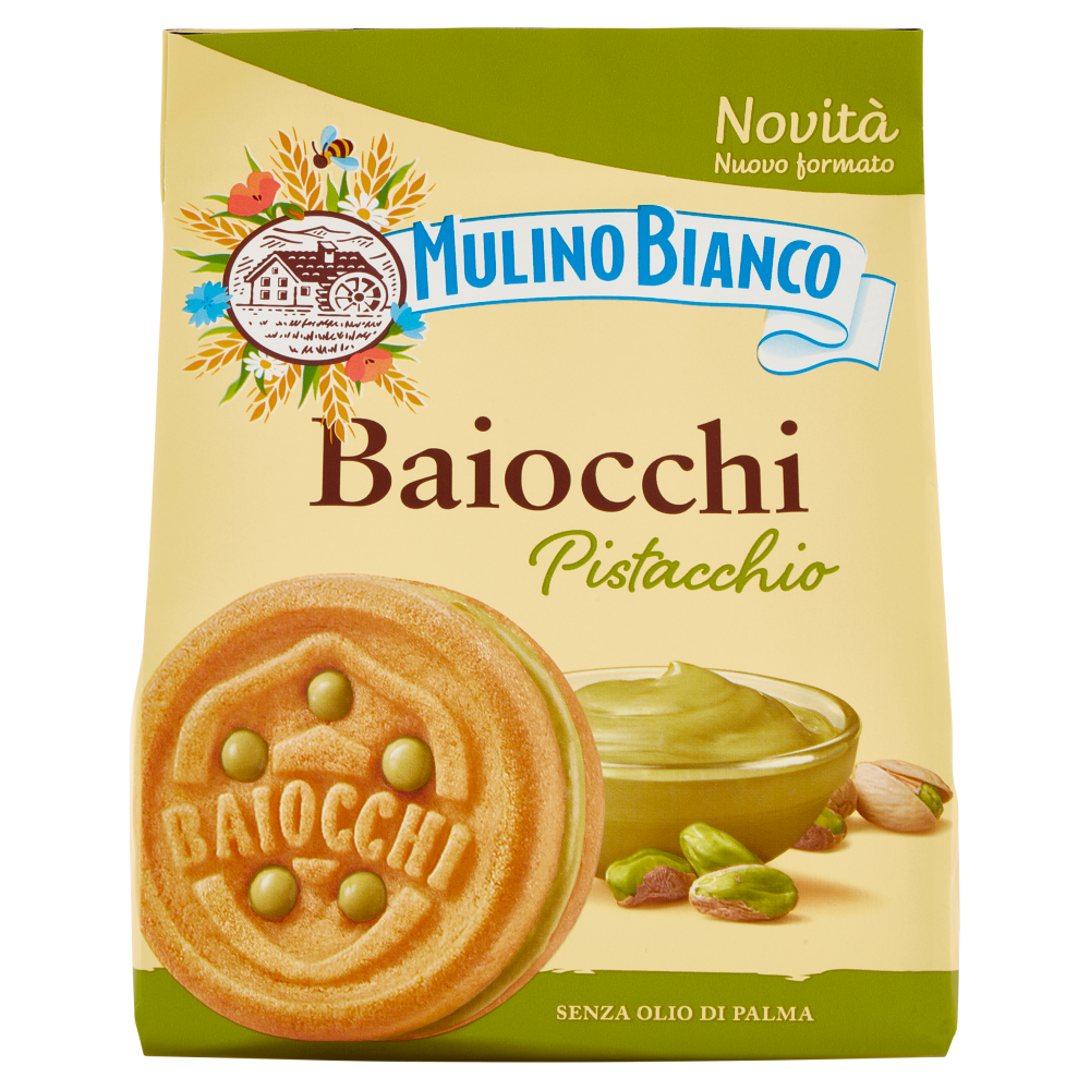 Mulino Bianco Baiocchi al Pistacchio 240g | Carrefour