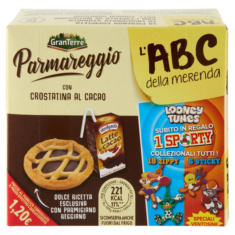 Parmareggio l'ABC della merenda con Crostatina al Cacao | Carrefour