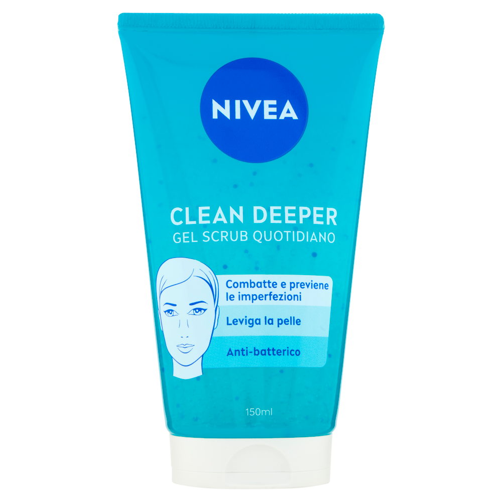 Nivea Clean Deeper Gel Scrub Quotidiano 150 ml | Carrefour