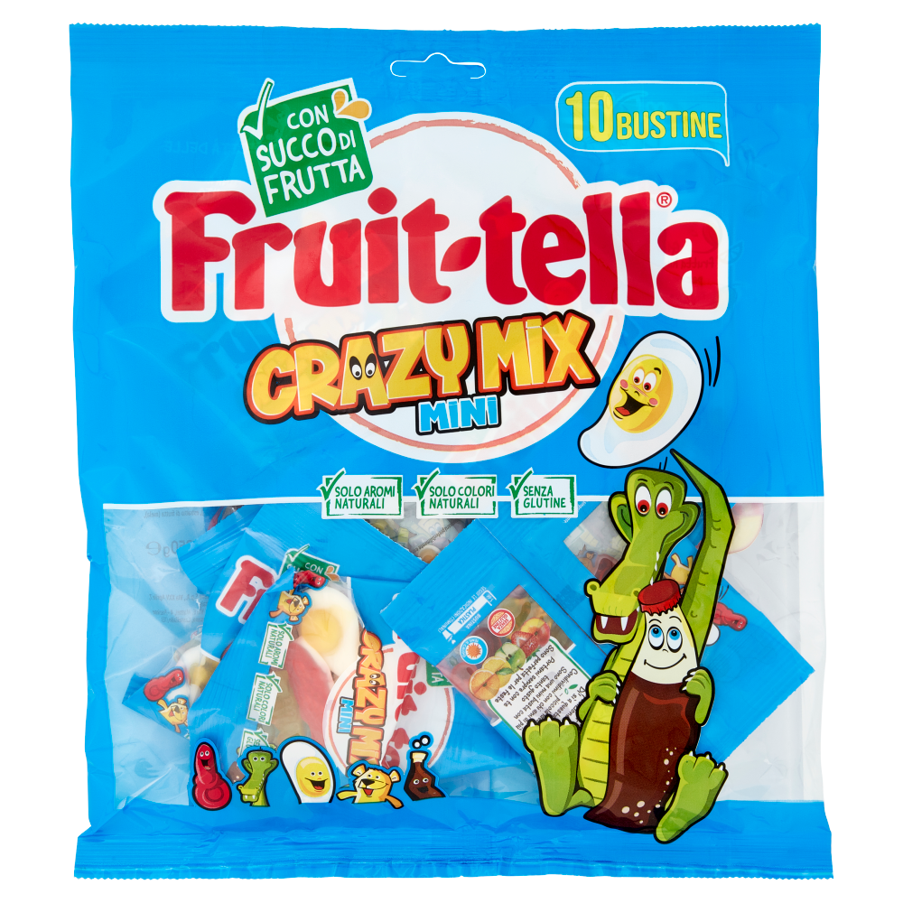 Fruit-tella Crazy Mix Mini 10 Bustine 250 g | Carrefour
