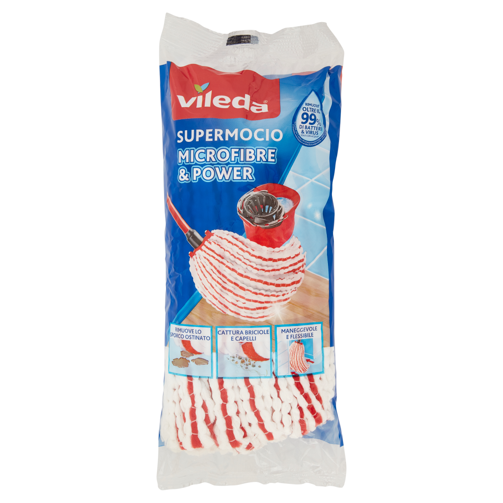 Vileda Supermocio Microfibre & Power 1pz | Carrefour