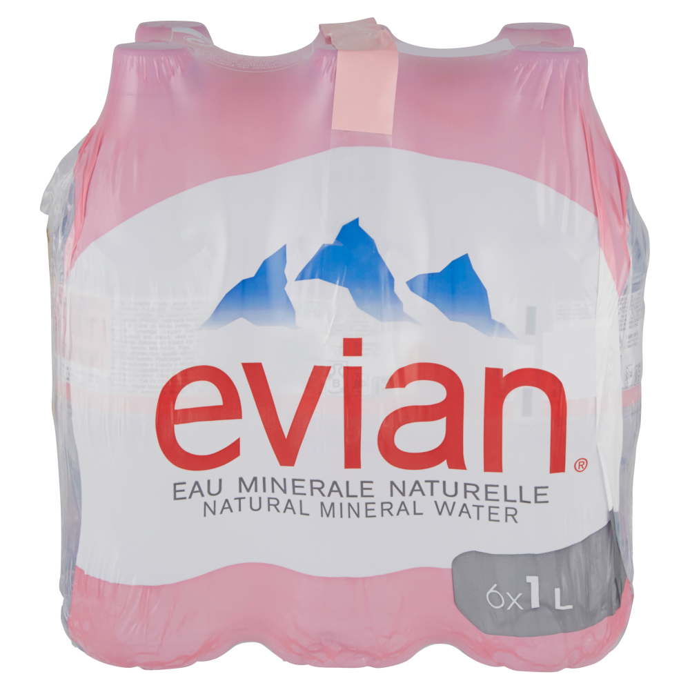 Evian Acqua Minerale Naturale 6 x 1 L | Carrefour