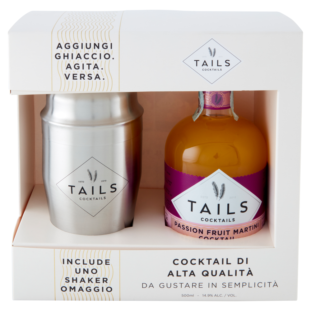 Tails Cocktails Set Shaker Passion Fruit Martini 500 ml | Carrefour