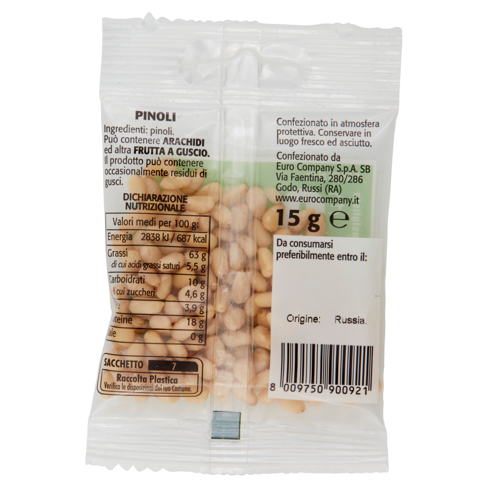 Pinoli 15 g | Carrefour