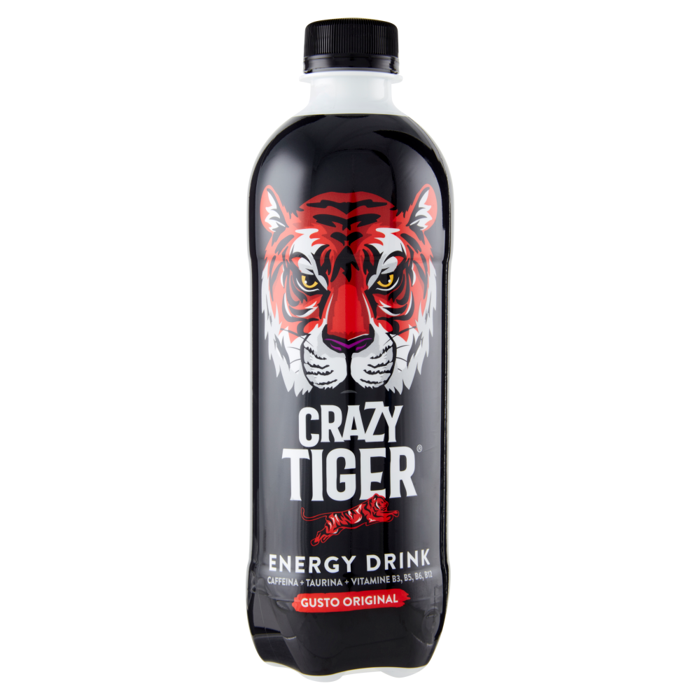 Crazy Tiger Energy Drink Gusto Original 500 ml | Carrefour